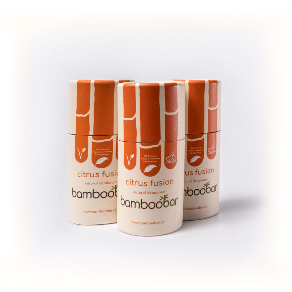 Bamboobar – First plastic free, refillable, natural deodorant stick.